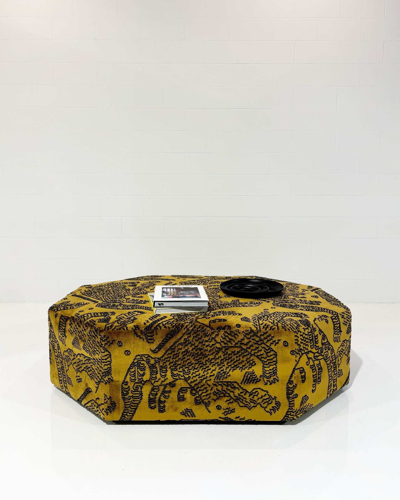 The Forsyth Octo Ottoman in Dedar Tiger Mountain, 48 x 60 in – FORSYTH