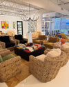 The Rope Lounge Chair with Pierre Frey Teddy Mohair Cushions – FORSYTH
