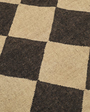 The Checkerboard Rug - Diamond Check in Off Black – FORSYTH