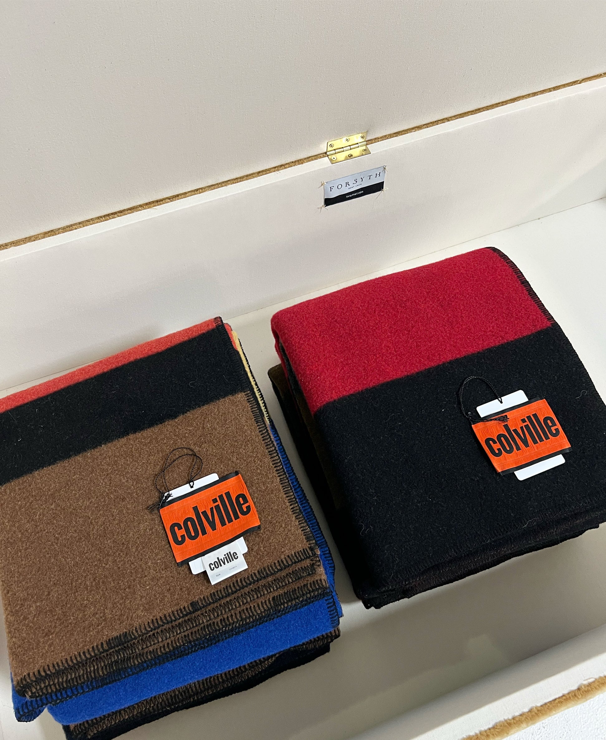 The Forsyth Storage Ottoman in Pierre Frey Teddy Mohair – FORSYTH