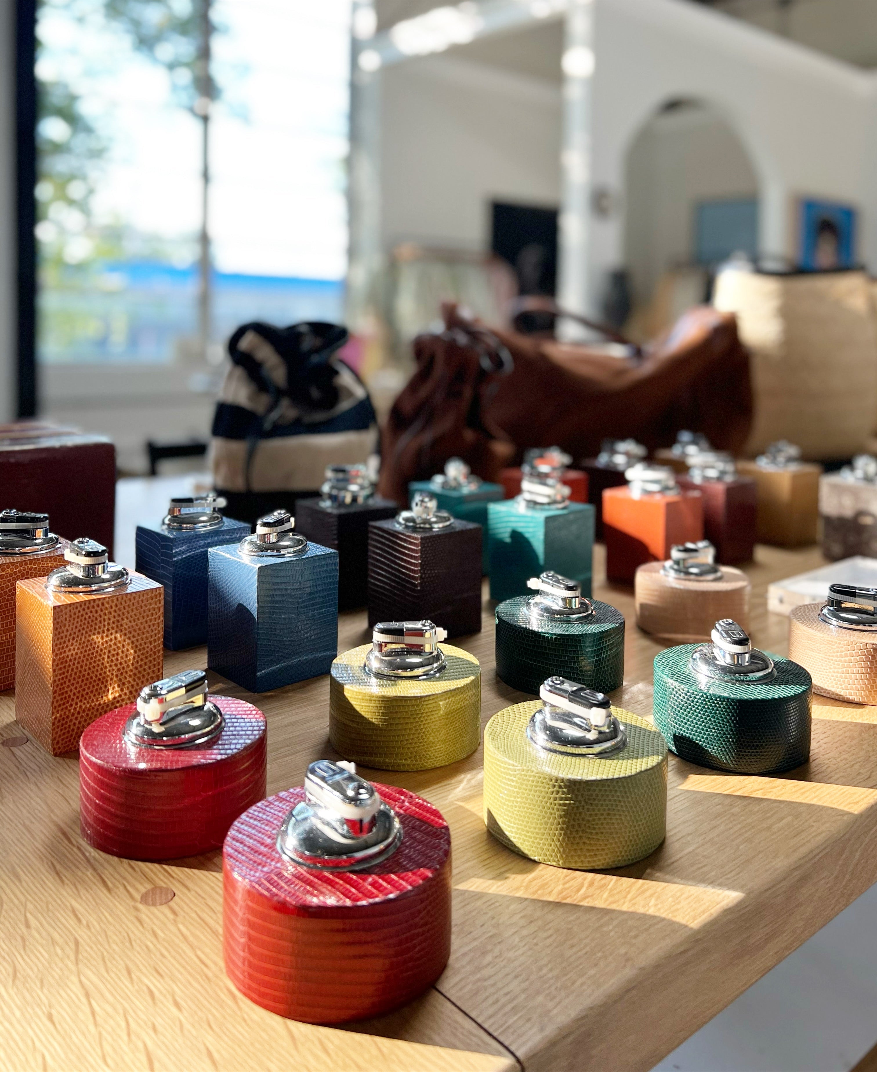 The Round Table Lighter in Lizard - Lime – FORSYTH