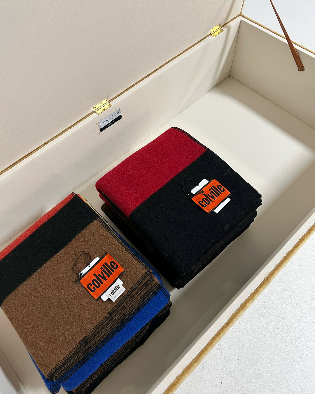 The Forsyth Storage Ottoman in Pierre Frey Teddy Mohair – FORSYTH