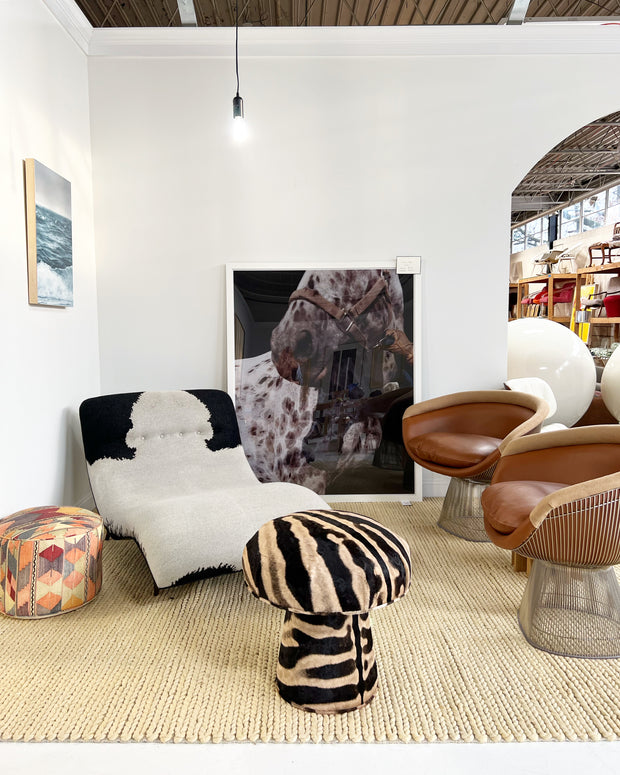 The Forsyth Mushroom Pouf in Zebra – FORSYTH